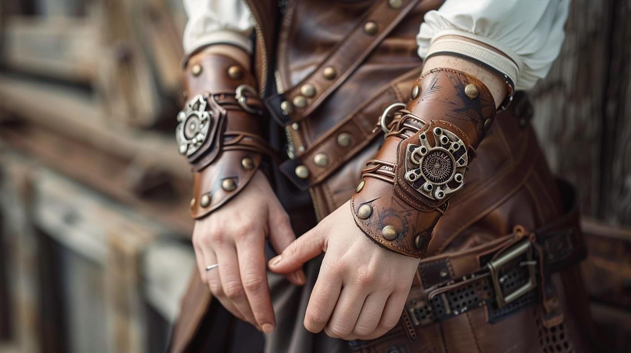 Steampunk Bracer - Zen Punk Creations