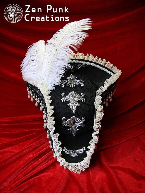 Pirates of the Caribbean Triangle Hat (Countess) - Zen Punk Creations