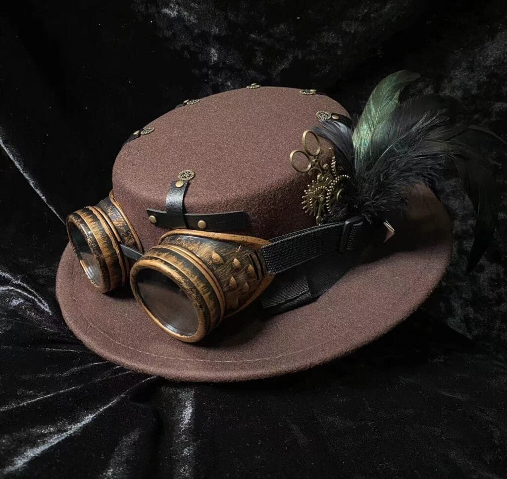 Vintage Jazz Flat Top Hat - Zen Punk Creations